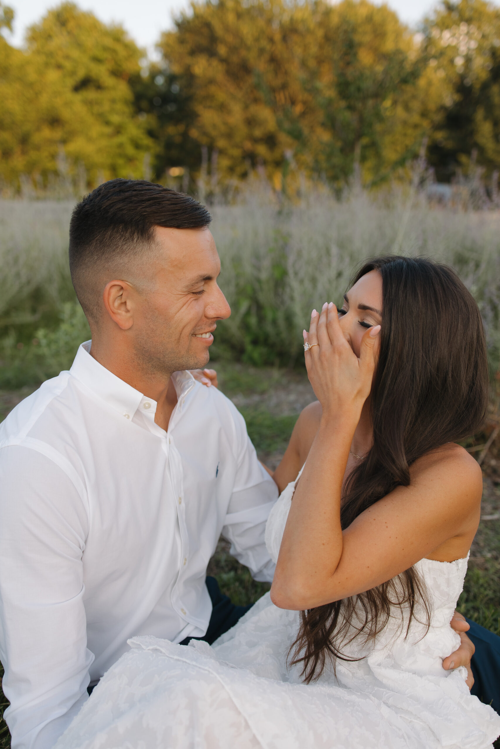 Sarah + Brett – Garden Engagement Session | katiemichaphotography.com